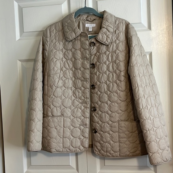 Charter Club | Jackets & Coats | Beige Lightweight Ladies Jacket | Poshmark